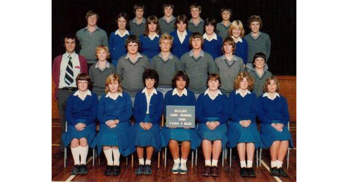 School Photo - 1980's / Buller High School - Westport | MAD on New Zealand