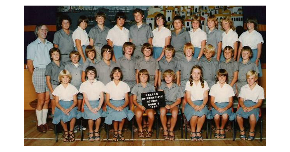 School Photo - 1980's / Nelson Intermediate - Nelson | MAD on New Zealand