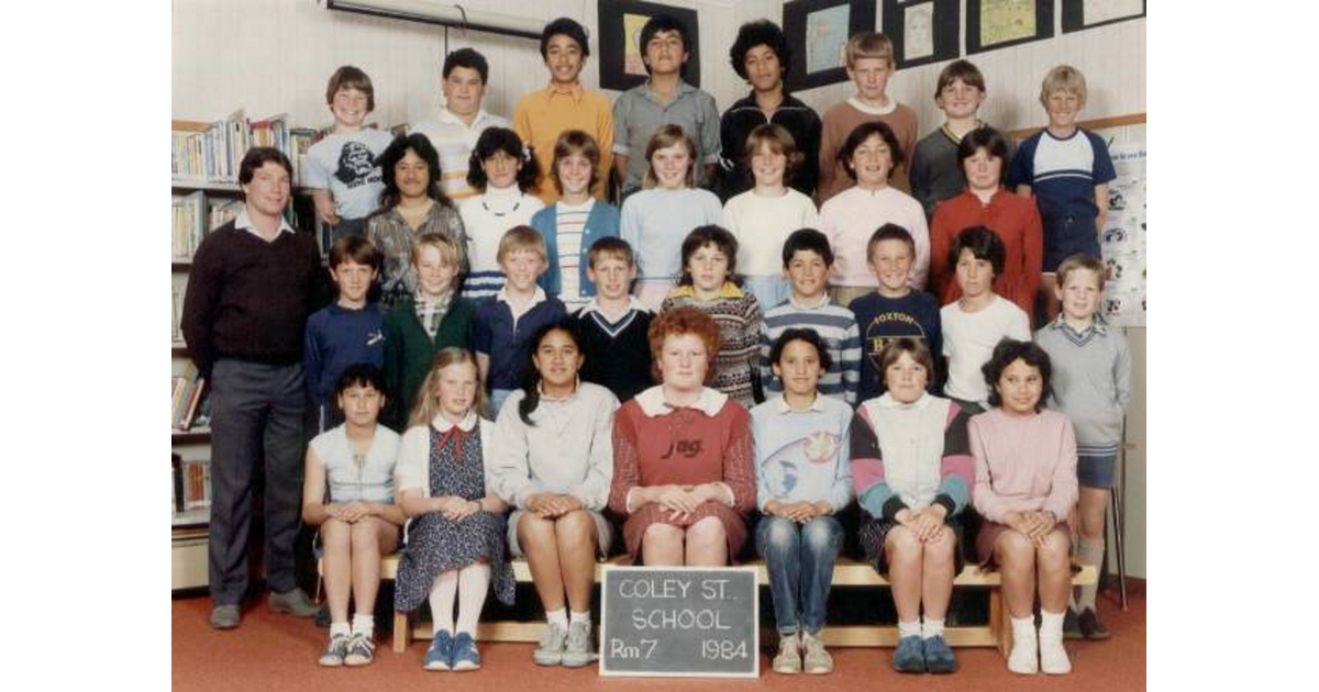 School Photo - 1980's / Coley Street School - Foxton | MAD on New Zealand