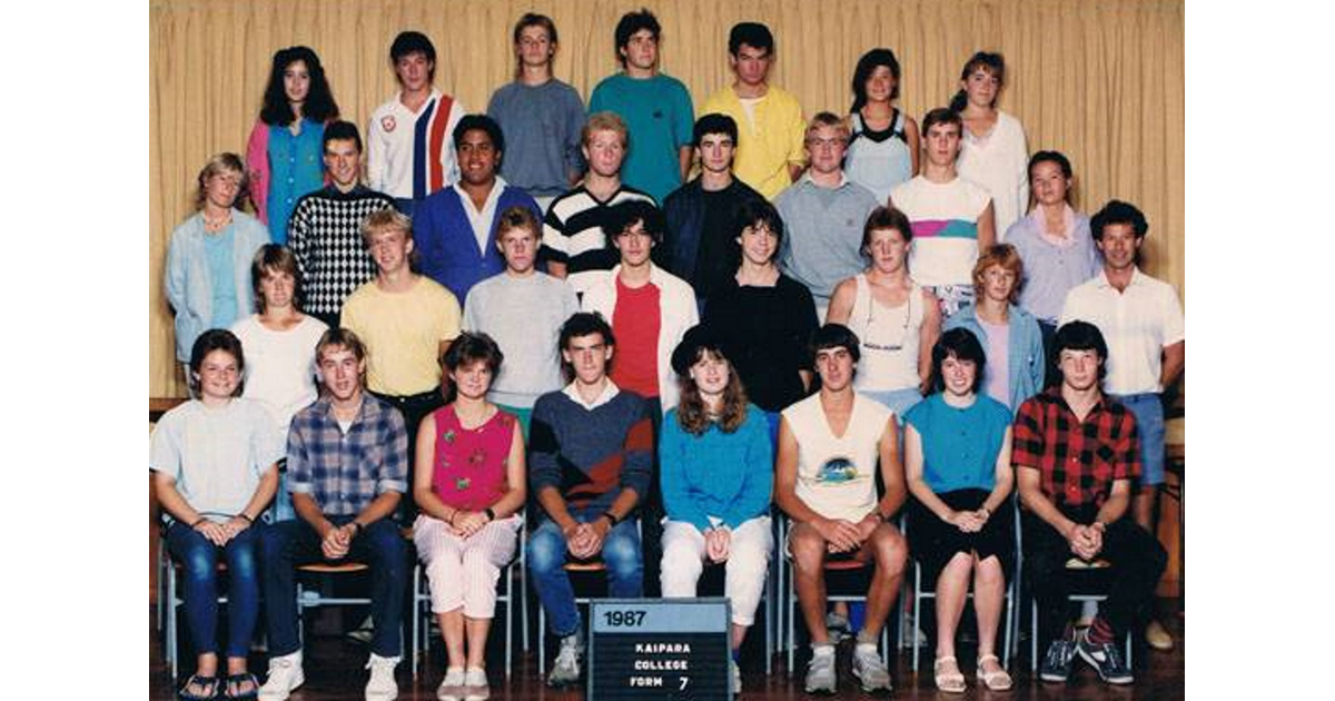 School Photo - 1980's / Kaipara College - Helensville | MAD on New Zealand