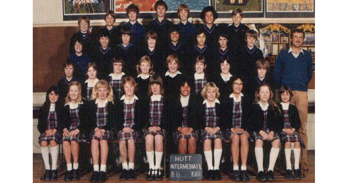 School Photo - 1980's / Hutt Intermediate - Lower Hutt | MAD on New Zealand