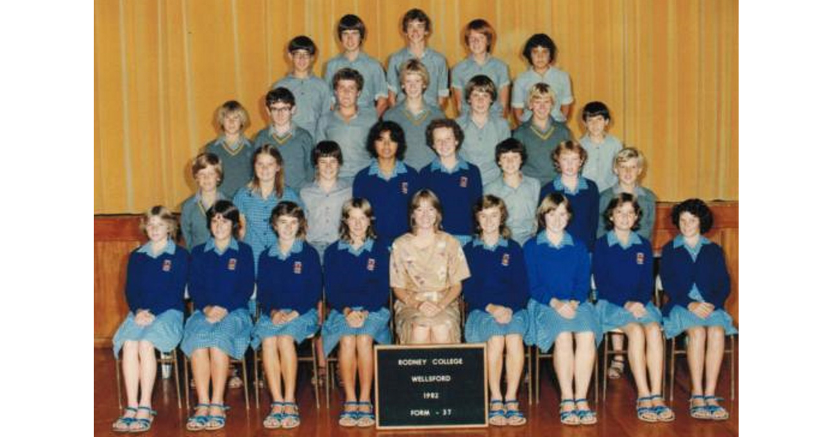 School Photo - 1980's / Rodney College - Wellsford | MAD on New Zealand