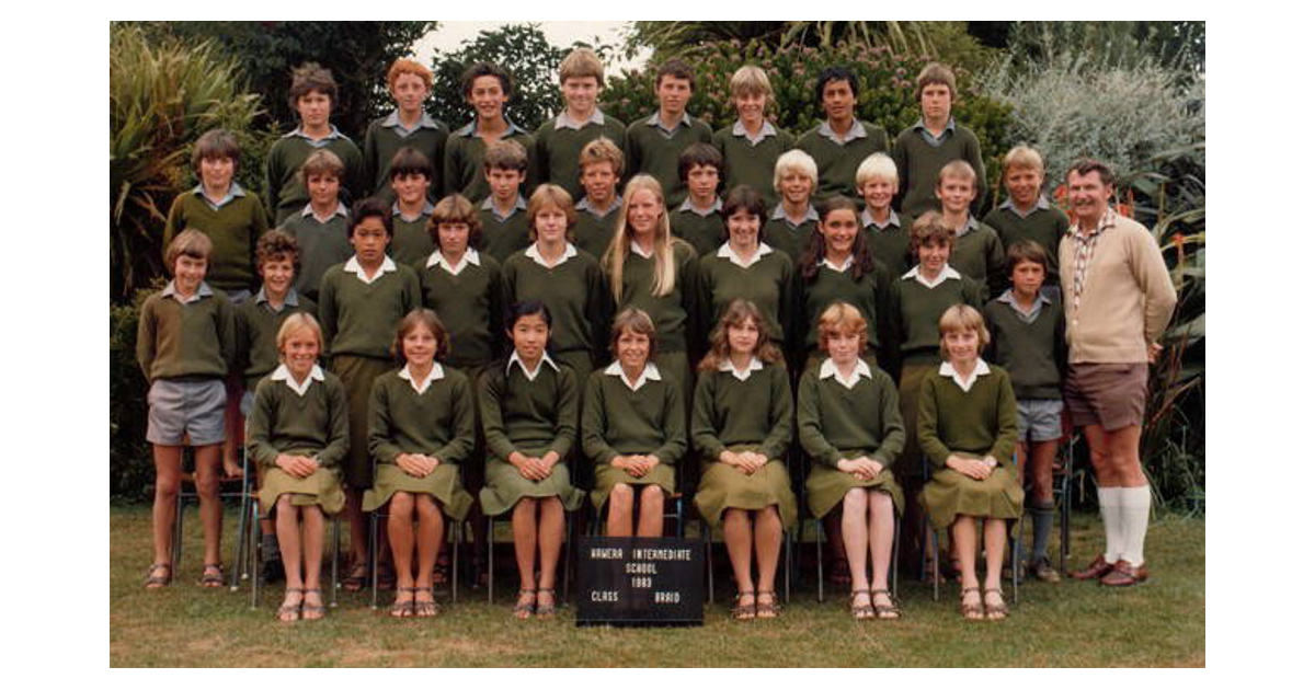 School Photo - 1980's / Hawera Intermediate - Hawera | MAD on New Zealand