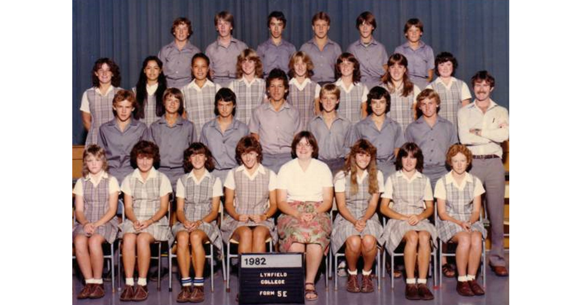 School Photo - 1980's / Lynfield College - Auckland | MAD on New Zealand