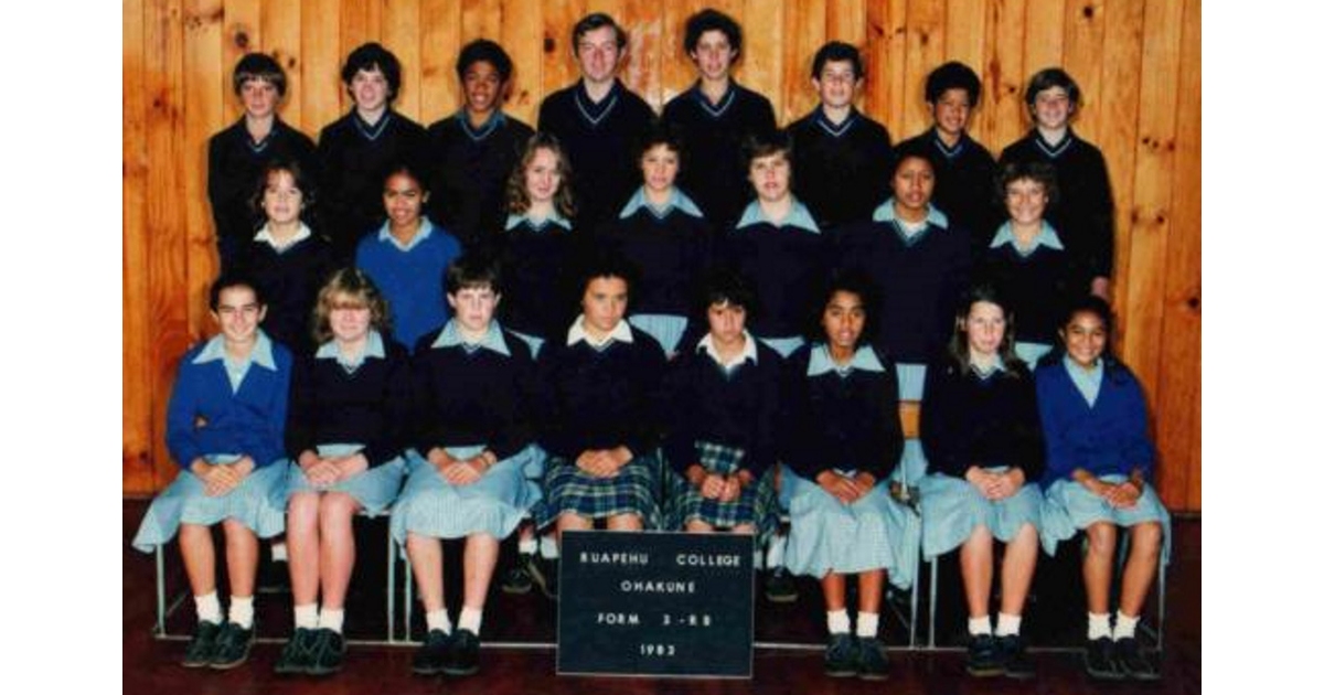 School Photo - 1980's / Ruapehu College - Ohakune | MAD on New Zealand