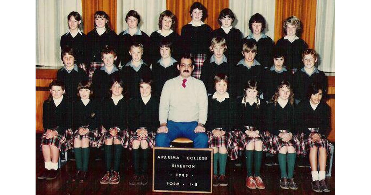 School Photo - 1980's / Aparima College - Riverton | MAD on New Zealand