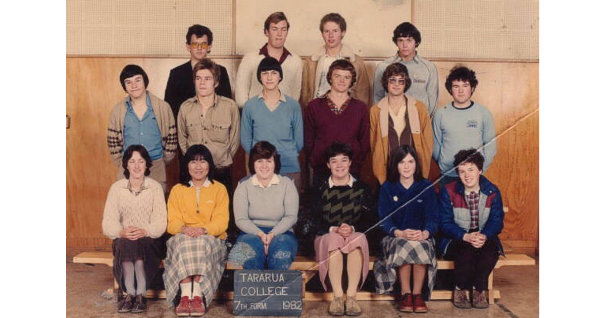 School Photo - 1980's / Tararua College - Pahiatua | MAD on New Zealand