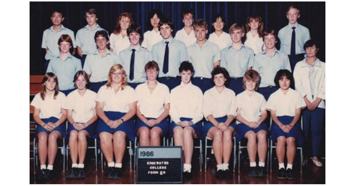 School Photo - 1980's / Edgewater College - Pakuranga | MAD on New Zealand