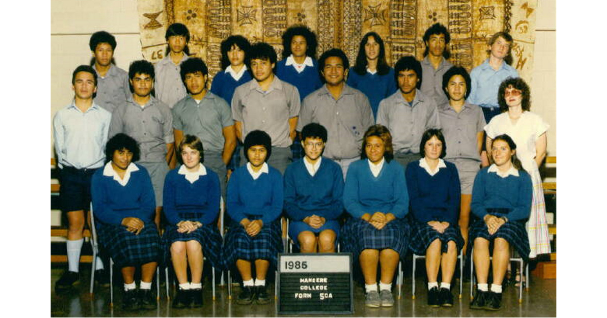 School Photo - 1980's / Mangere College - Auckland | MAD on New Zealand