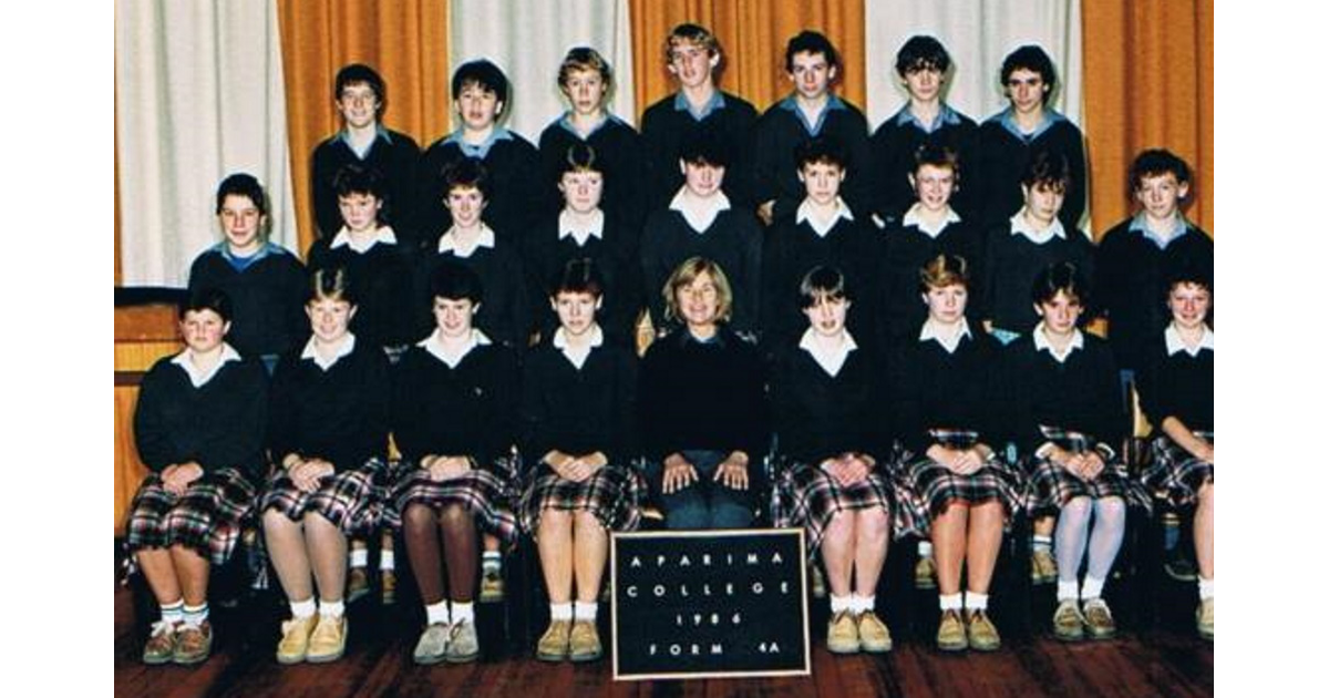 School Photo - 1980's / Aparima College - Riverton | MAD on New Zealand