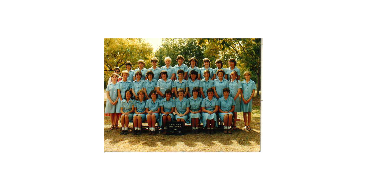 School Photo - 1980's / Timaru Girls' High School - Timaru | MAD on New ...
