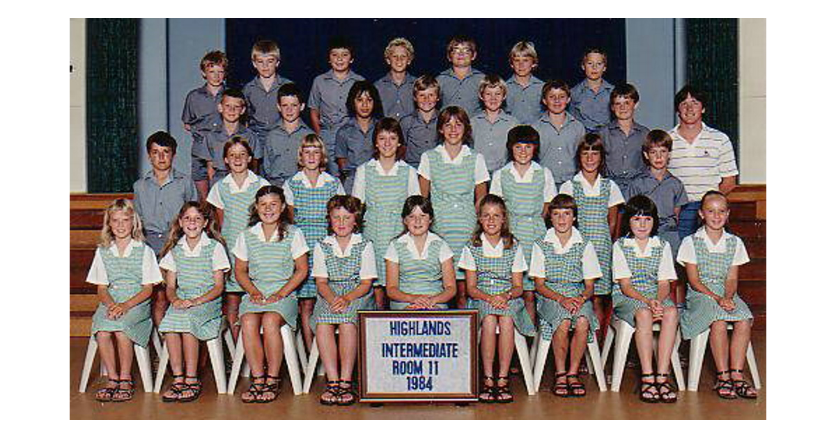 School Photo - 1980's / Highlands Intermediate - New Plymouth | MAD on ...