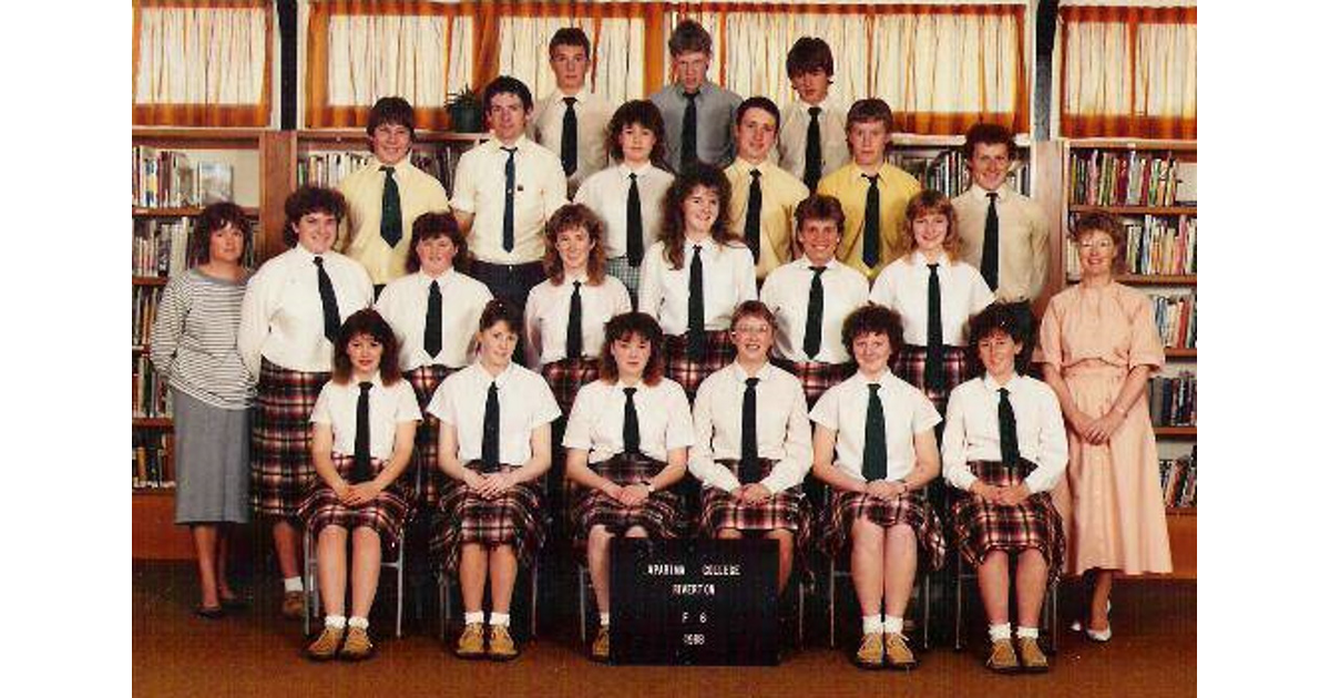 School Photo - 1980's / Aparima College - Riverton | MAD on New Zealand