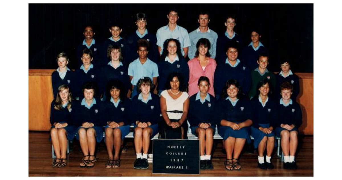 School Photo - 1980's / Huntly College - Huntly | MAD on New Zealand