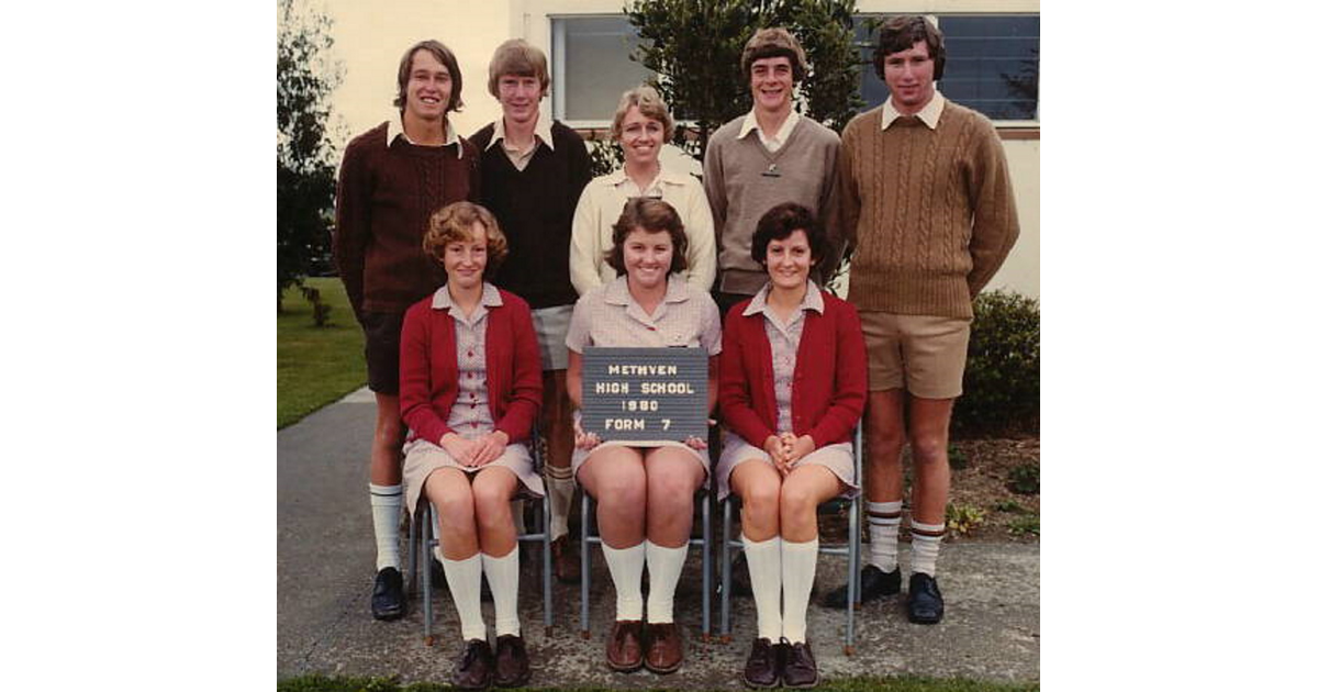 School Photo - 1980's / Mount Hutt College - Methven | MAD on New Zealand