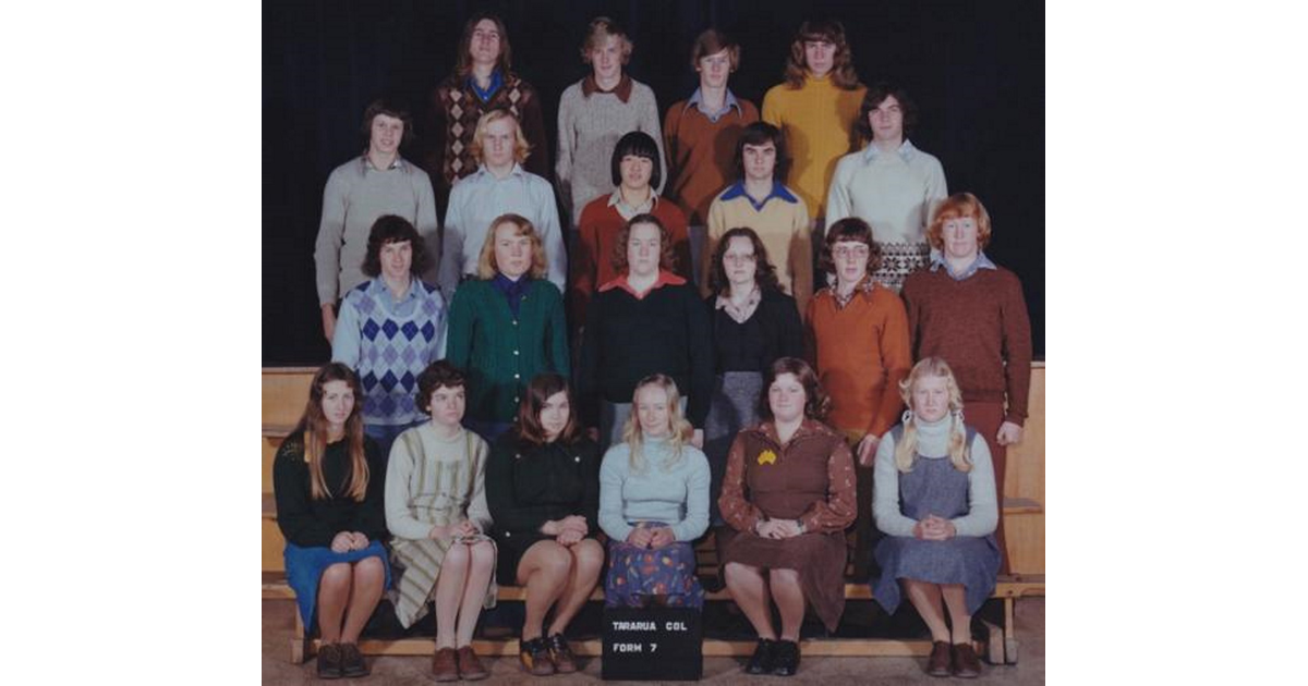 School Photo - 1970's / Tararua College - Pahiatua | MAD on New Zealand