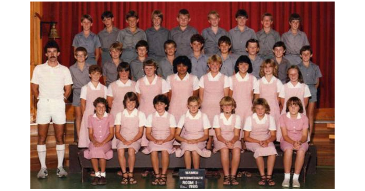 School Photo - 1980's / Waimea Intermediate - Richmond | MAD on New Zealand