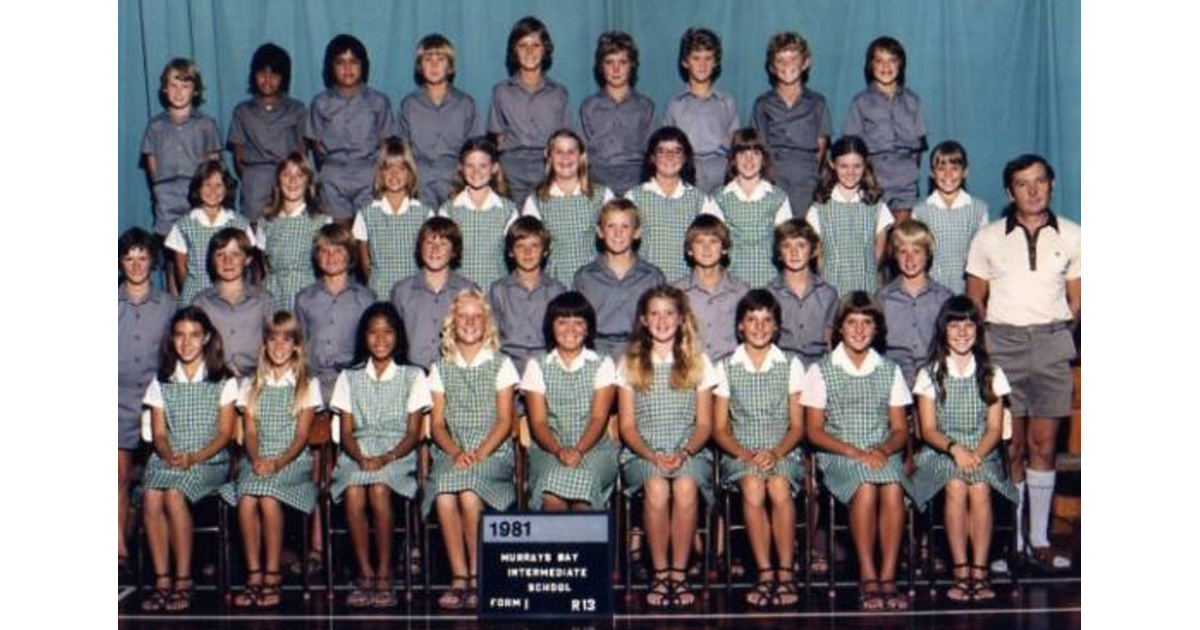 School Photo - 1980's / Murrays Bay Intermediate School - Auckland ...