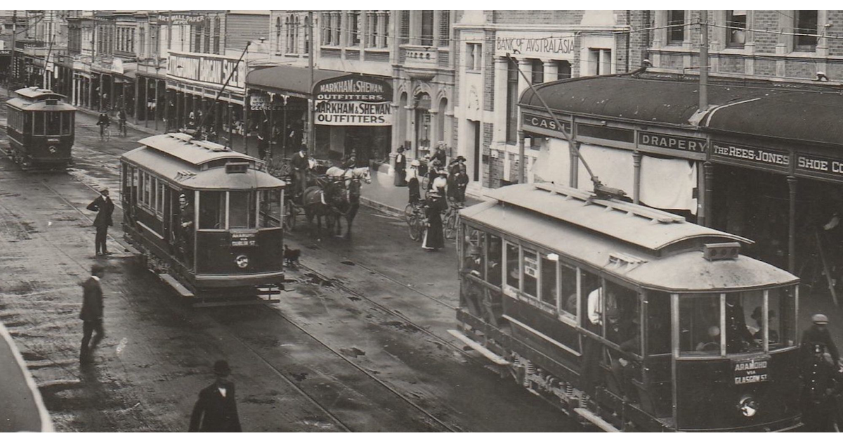 Trams / Photography - Historical | MAD on New Zealand