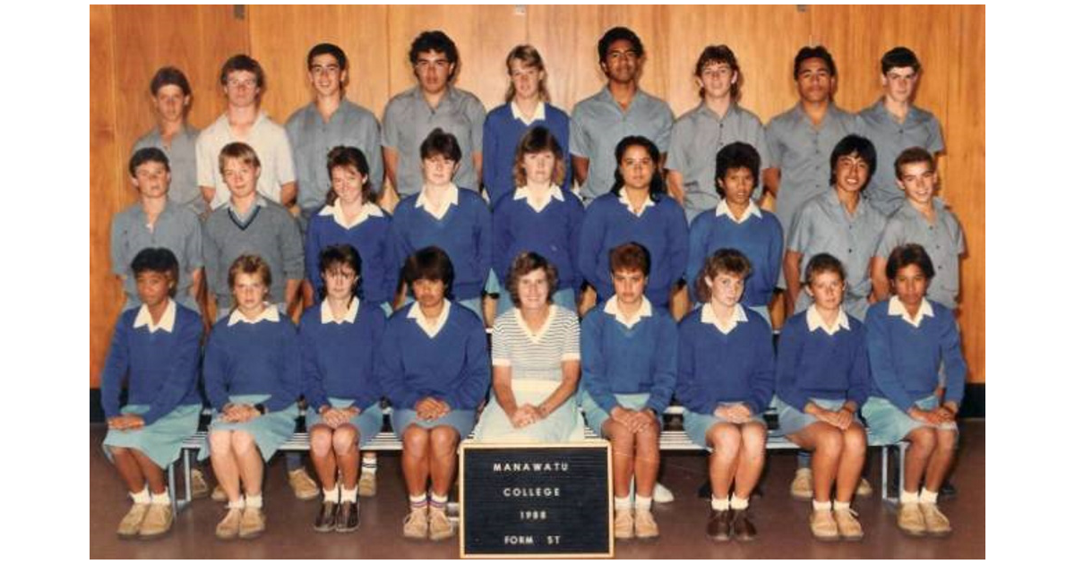 School Photo - 1980's / Manawatū College - Foxton | MAD on New Zealand