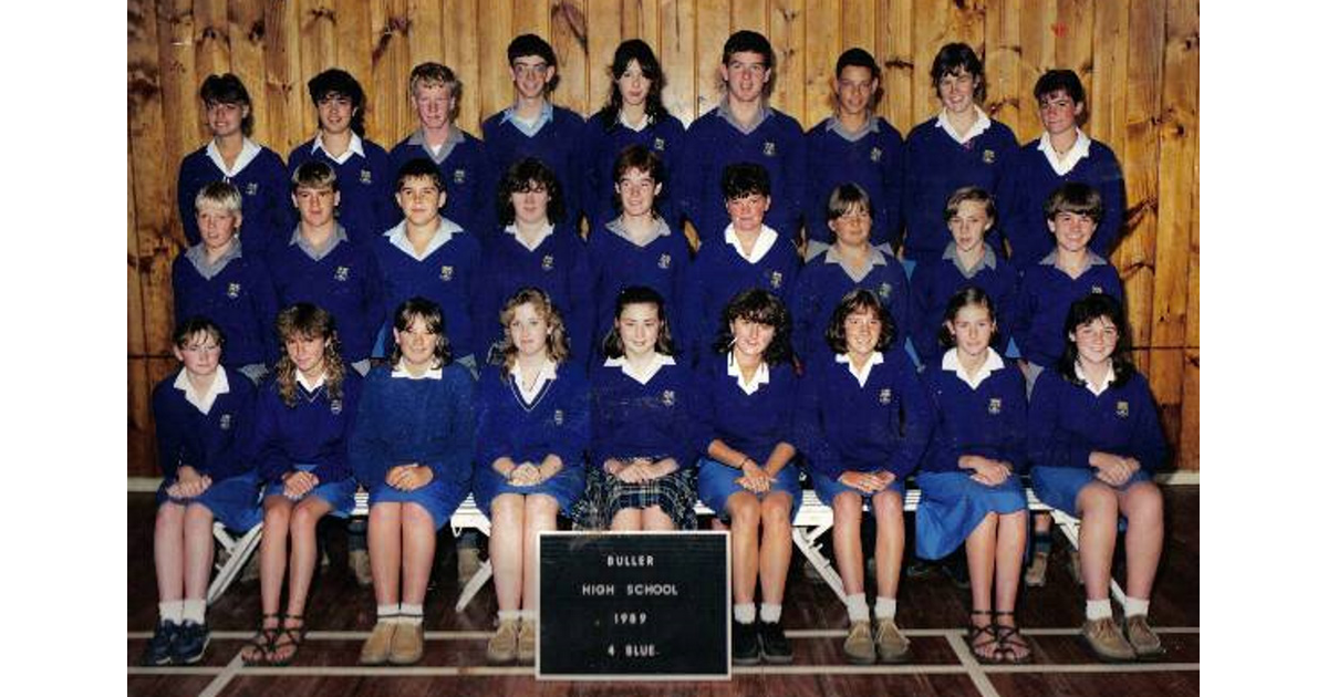 School Photo - 1980's / Buller High School - Westport | MAD on New Zealand