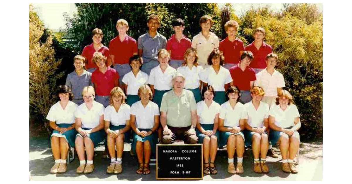 School Photo - 1980's / Makoura College - Masterton | MAD on New Zealand