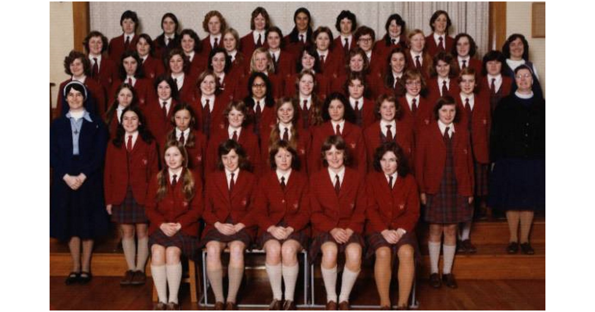 School Photo - 1970's / Sacred Heart College - Napier | MAD on New Zealand