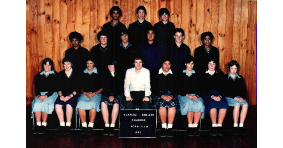 School Photo - 1980's / Ruapehu College - Ohakune | MAD on New Zealand
