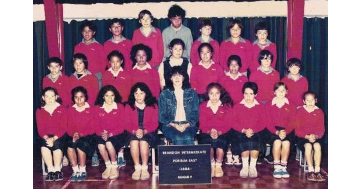 School Photo - 1980's / Brandon Intermediate - Porirua | MAD on New Zealand