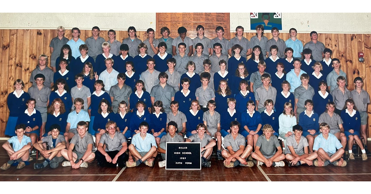 School Photo - 1980's / Buller High School - Westport | MAD on New Zealand