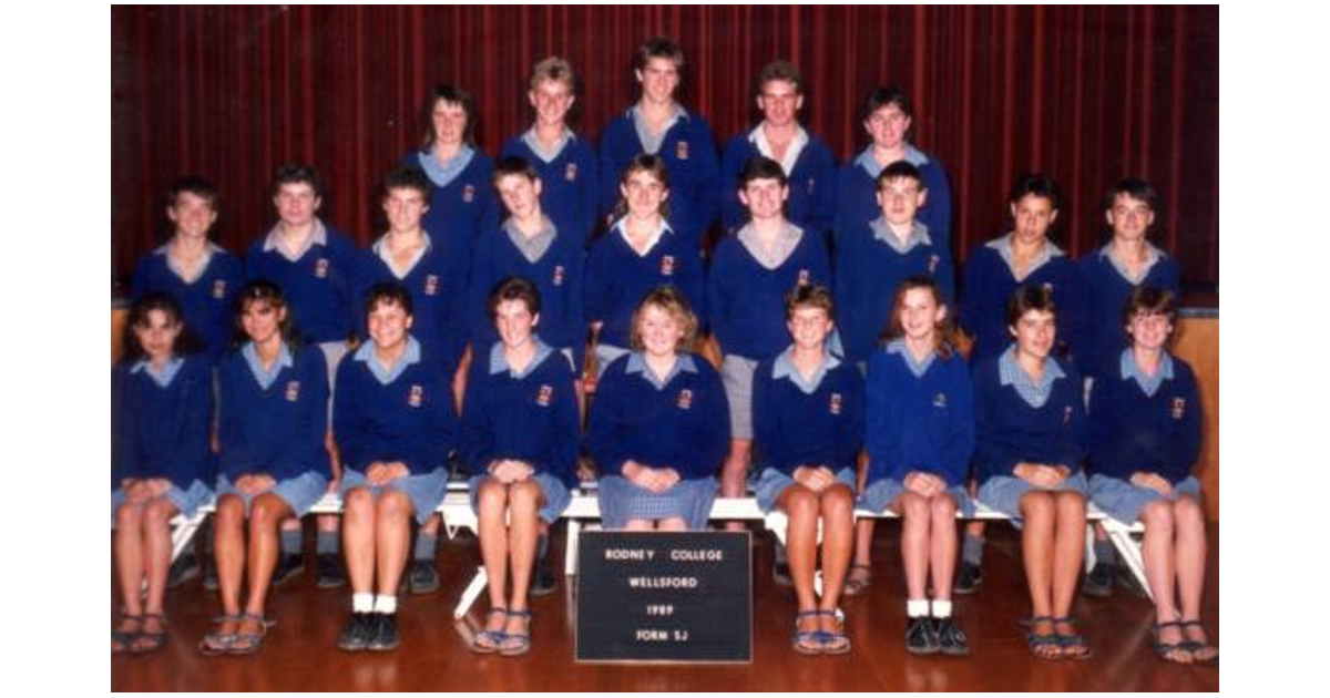 School Photo - 1980's / Rodney College - Wellsford | MAD on New Zealand