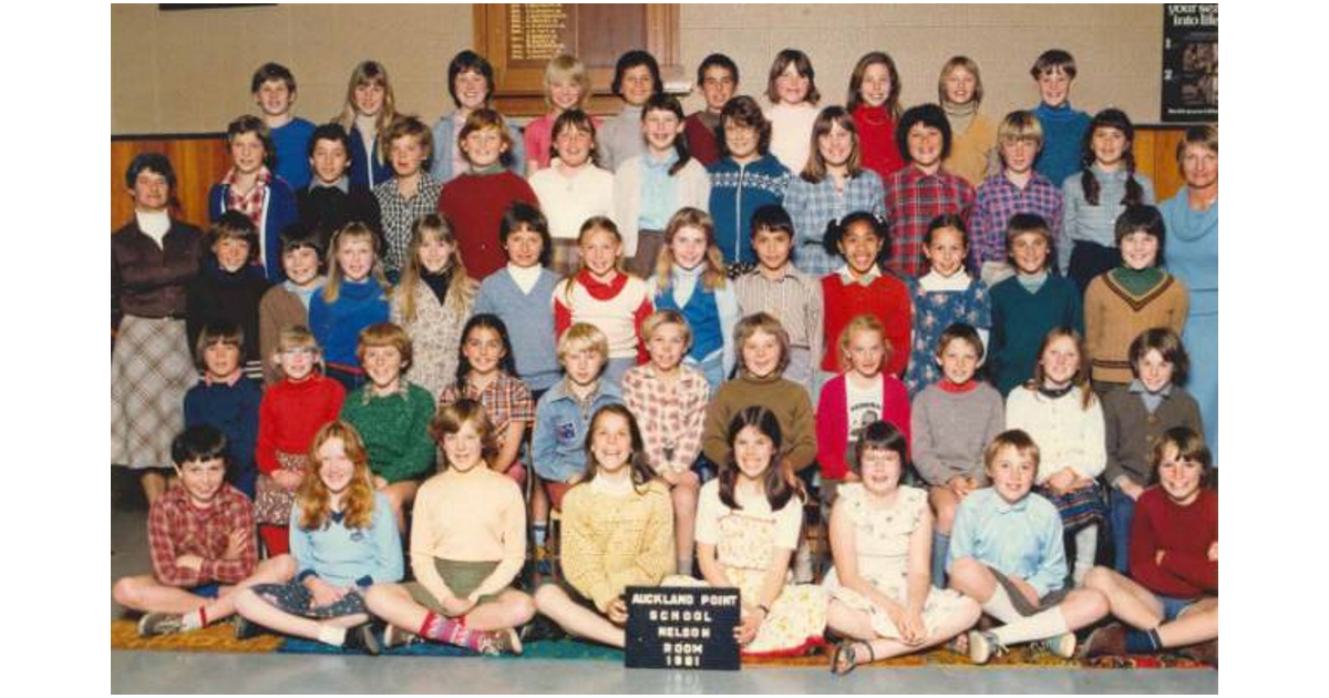 School Photo - 1980's / Auckland Point School - Nelson | MAD on New Zealand