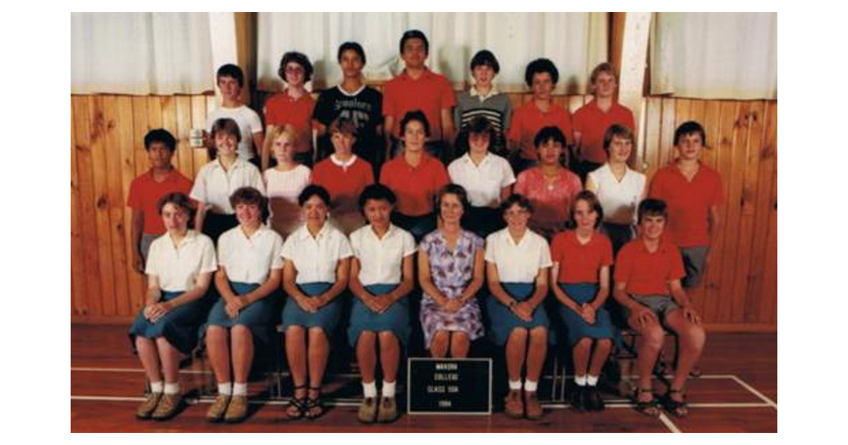 School Photo - 1980's / Makoura College - Masterton | MAD on New Zealand