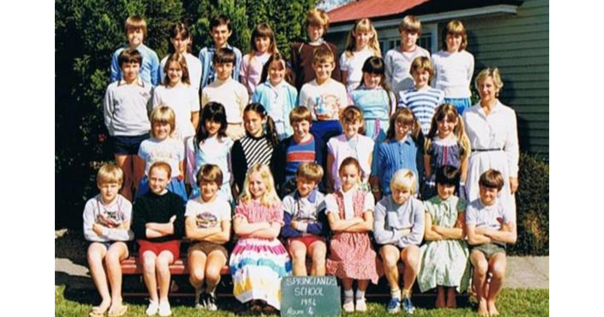School Photo - 1980's / Springlands School - Blenheim | MAD on New Zealand