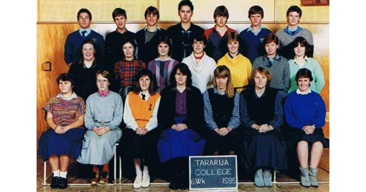 School Photo - 1980's / Tararua College - Pahiatua | MAD on New Zealand
