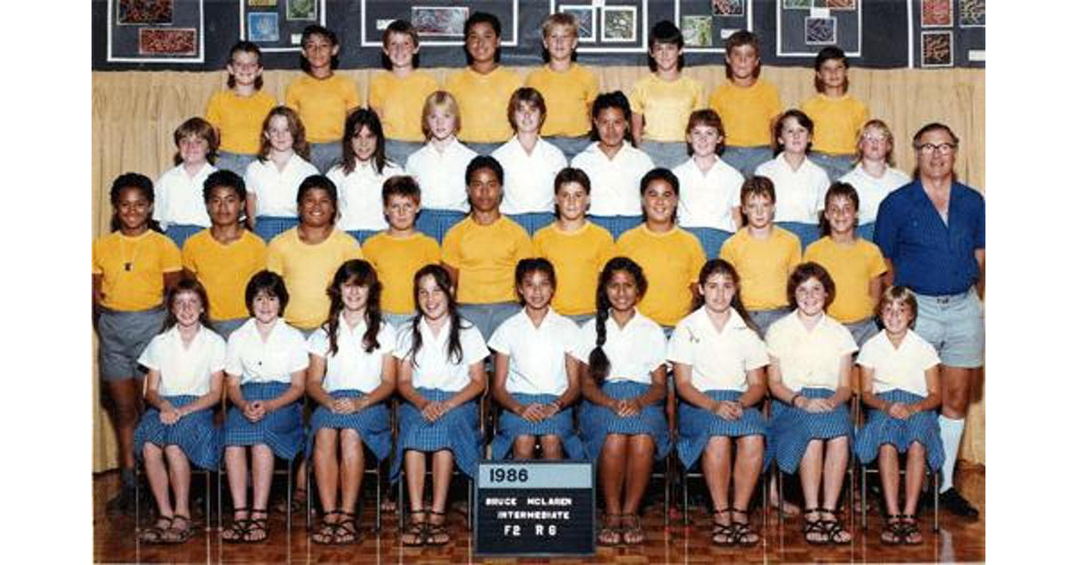 School Photo - 1980's / Bruce Mclaren Intermediate - Henderson | MAD on New Zealand