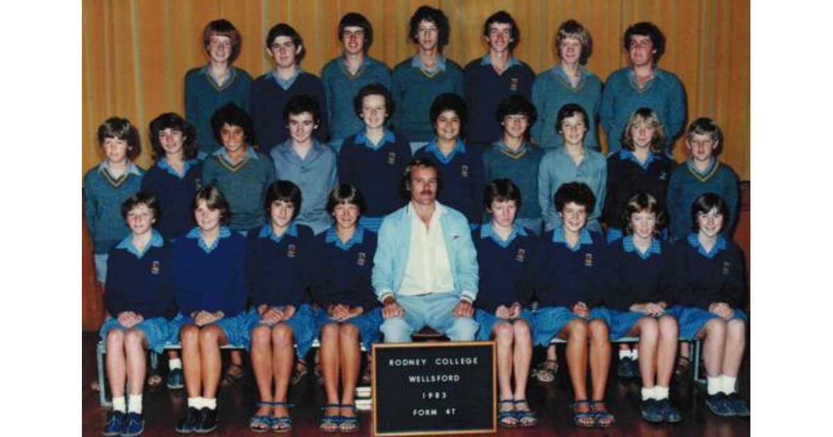School Photo - 1980's / Rodney College - Wellsford | MAD on New Zealand