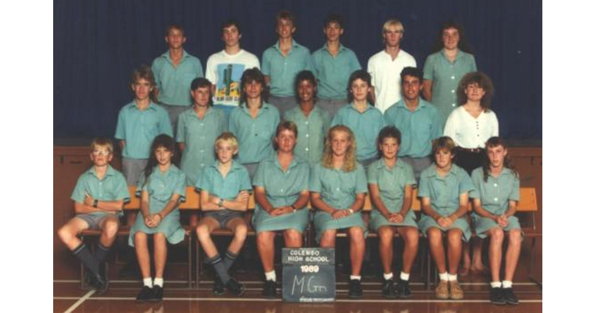 School Photo - 1980's / Colenso High School - Napier | MAD on New Zealand