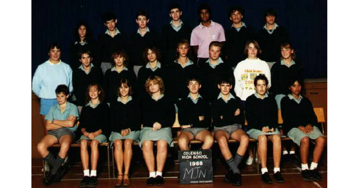 School Photo - 1980's / Colenso High School - Napier | MAD on New Zealand