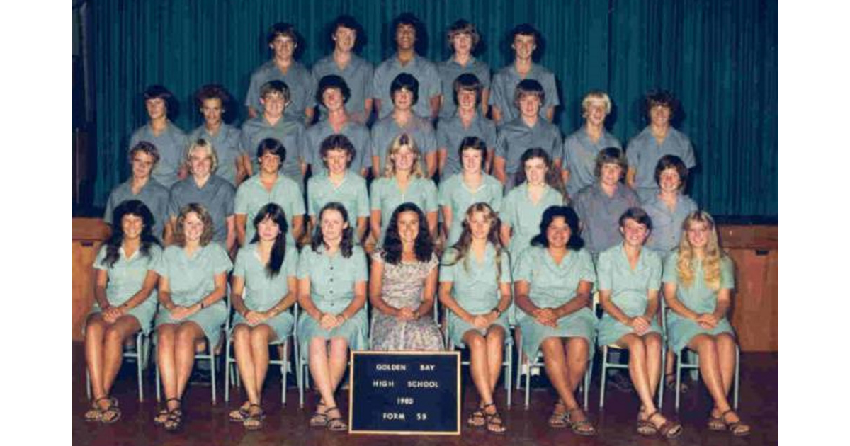 School Photo 1980s Golden Bay High School Golden Bay Mad On New Zealand