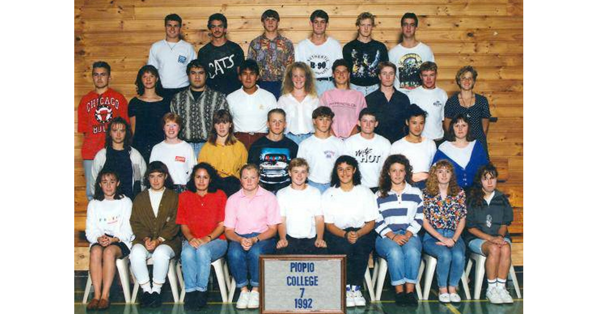 School Photo - 1990's / Piopio College - Piopio | MAD on New Zealand