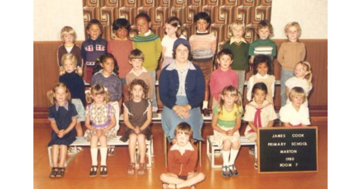 School Photo - 1980's / James Cook School - Marton | MAD on New Zealand