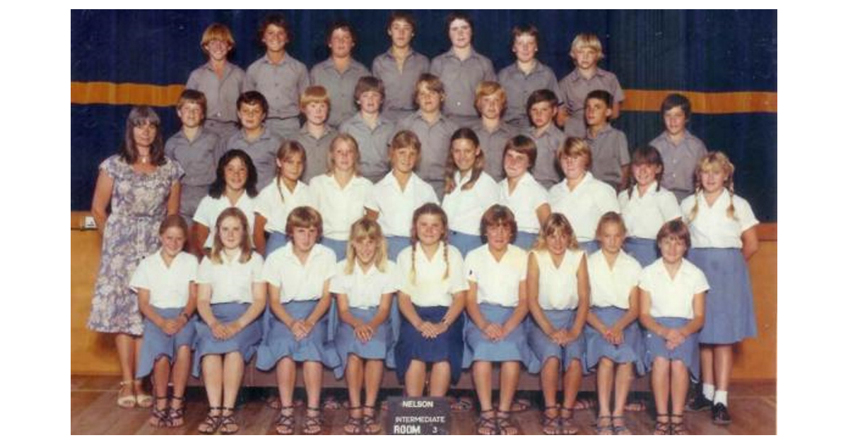 School Photo - 1980's / Nelson Intermediate - Nelson | MAD on New Zealand
