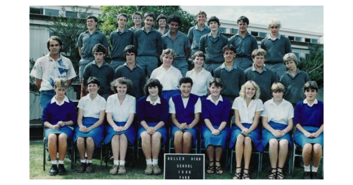 School Photo - 1980's / Buller High School - Westport | MAD on New Zealand