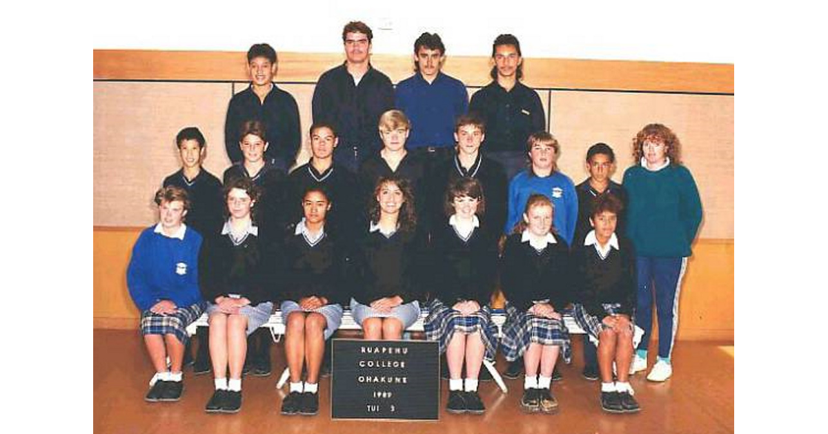 School Photo - 1980's / Ruapehu College - Ohakune | MAD on New Zealand
