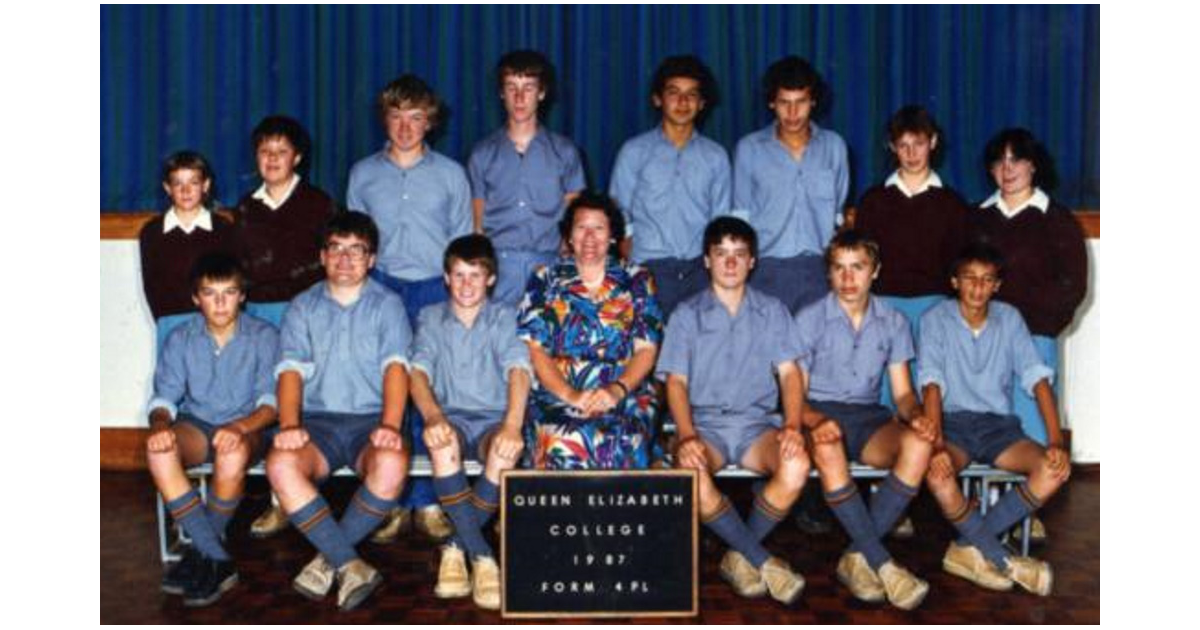 School Photo - 1980's / Queen Elizabeth College - Palmerston North ...