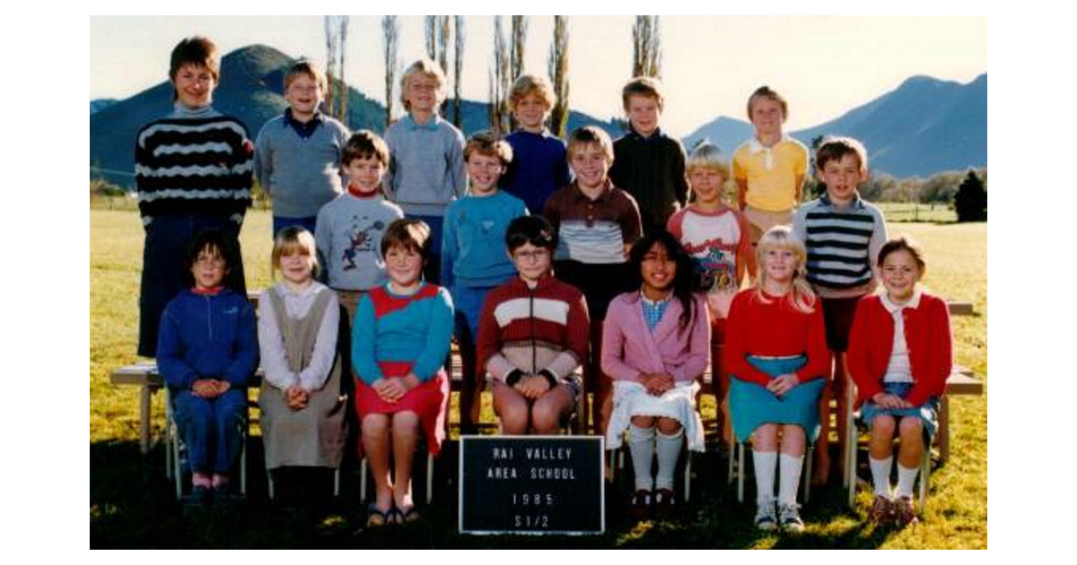 School Photo - 1980's / Rai Valley Area School - Marlborough | MAD on ...