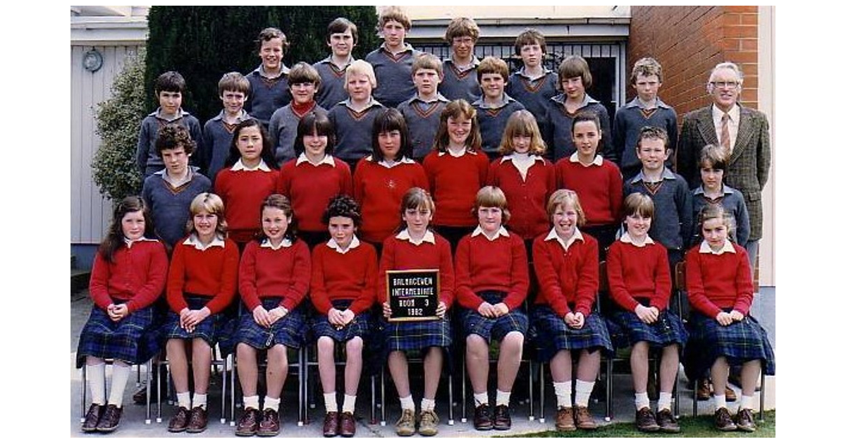 School Photo - 1980's / Balmacewan Intermediate - Dunedin | MAD on New ...