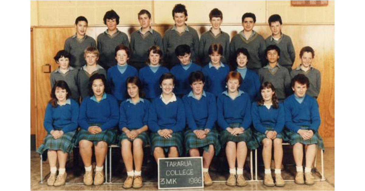 School Photo - 1980's / Tararua College - Pahiatua | MAD on New Zealand