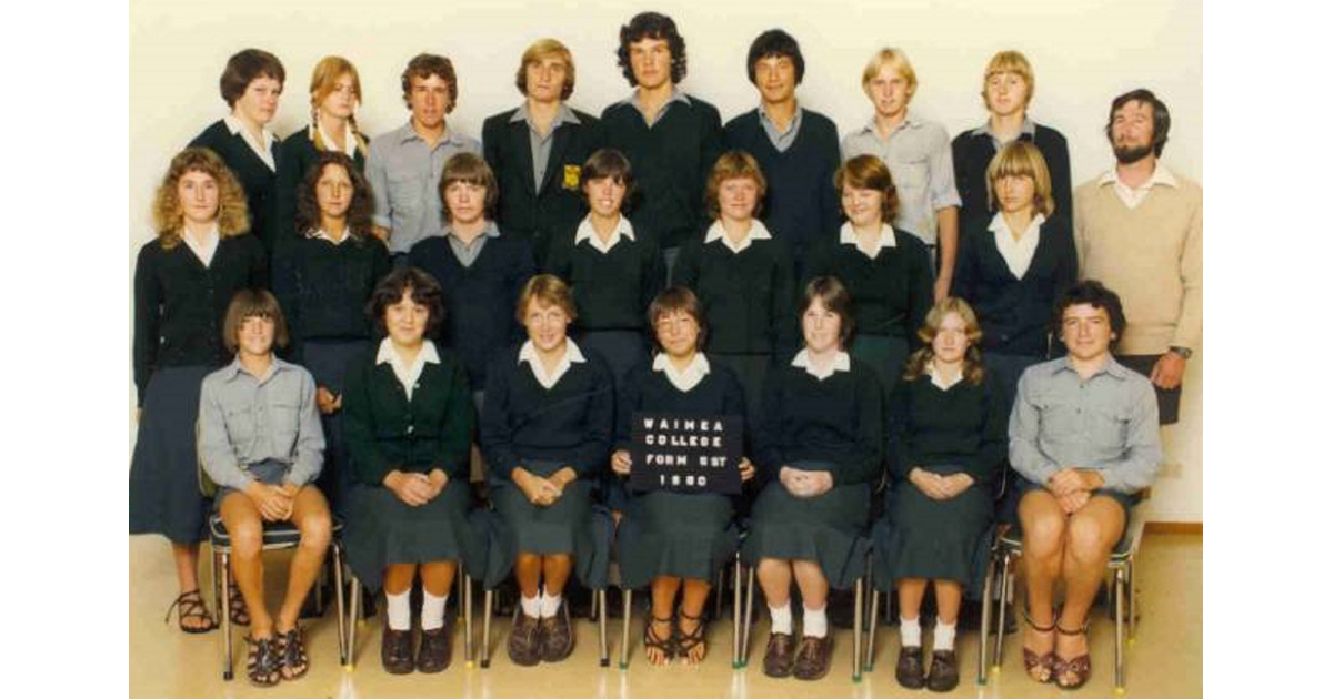School Photo - 1980's / Waimea College - Richmond | MAD on New Zealand